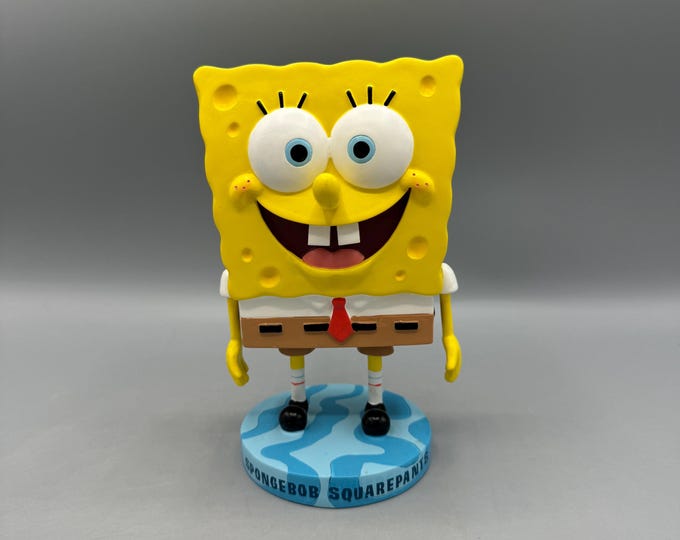 Vintage Spongebob Squarepants Bobber Bobblehead With Original Box - Etsy