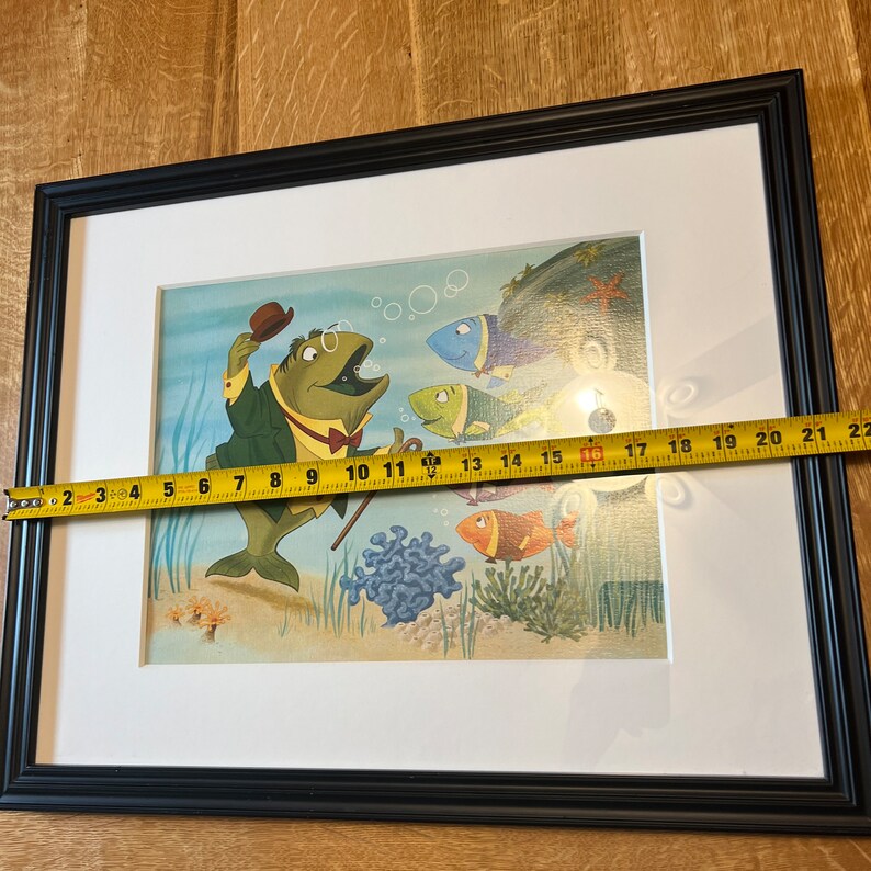Mr. Codfish Bedknobs and Broomsticks Framed Art Print, Colorful Disney ...