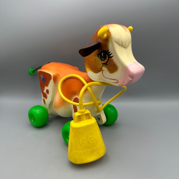 1950s Cow Pull Toy - Etsy