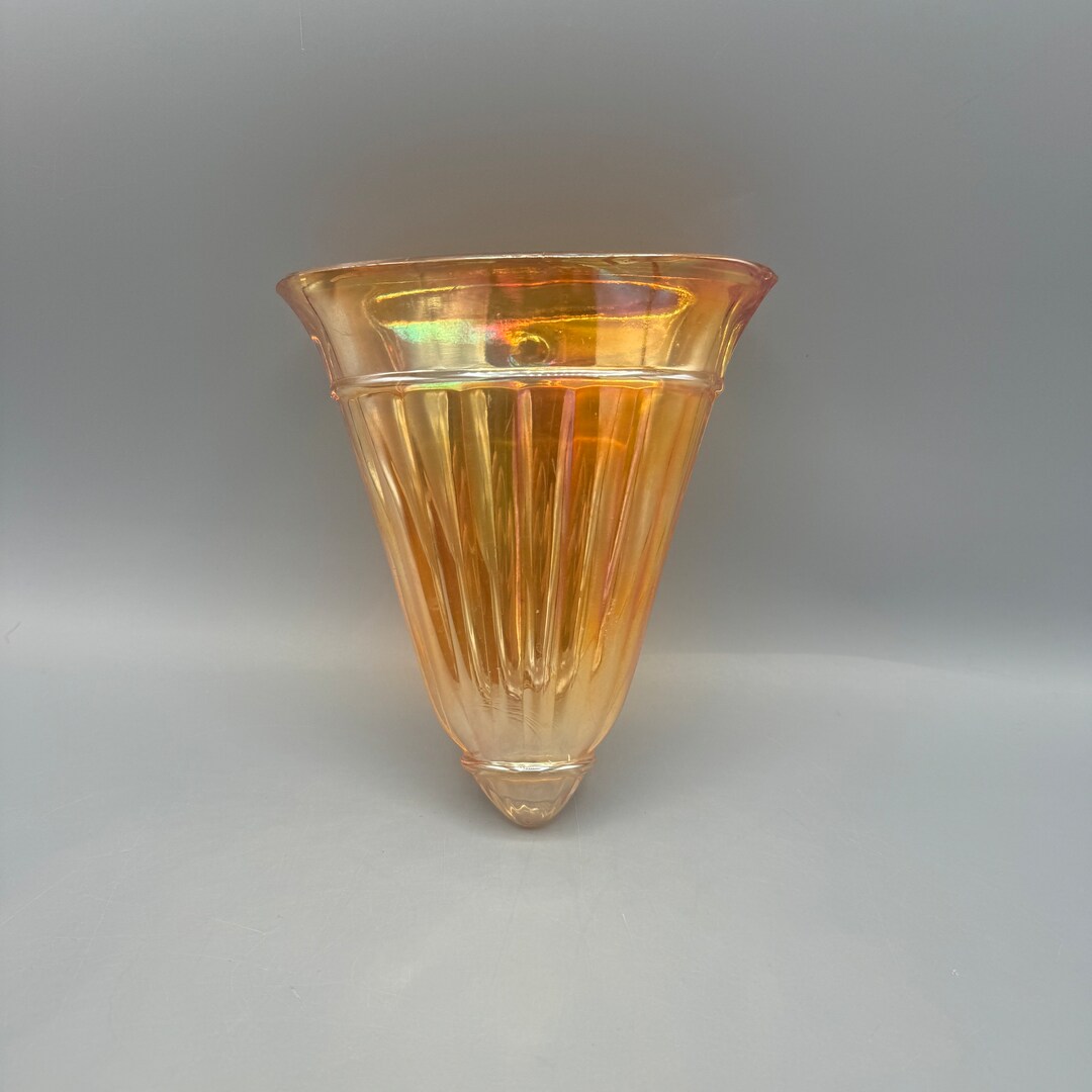 Carnival Glass Wall Pocket, Vintage - Etsy