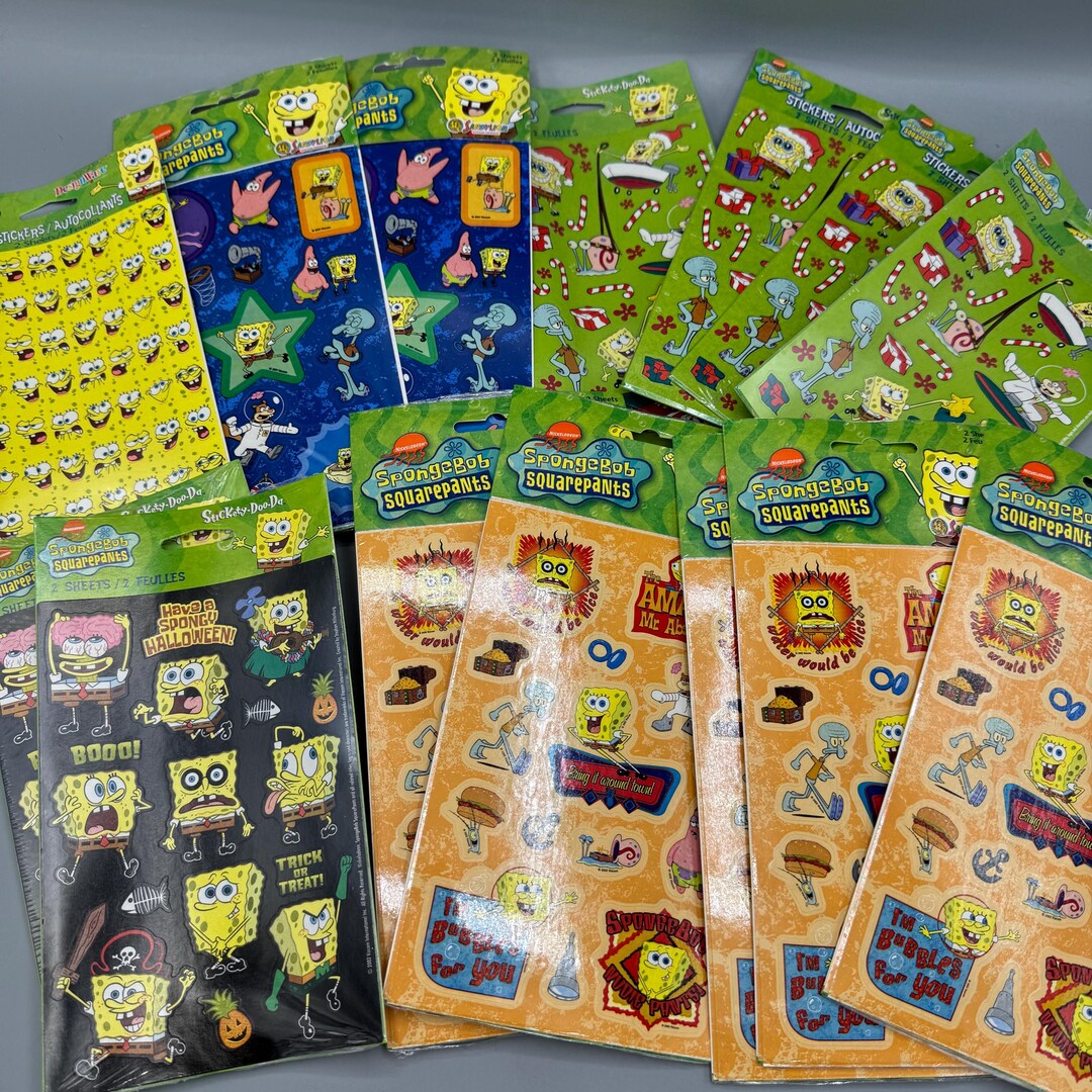 You Choose - Vintage Spongebob Squarepants Stickers - Etsy