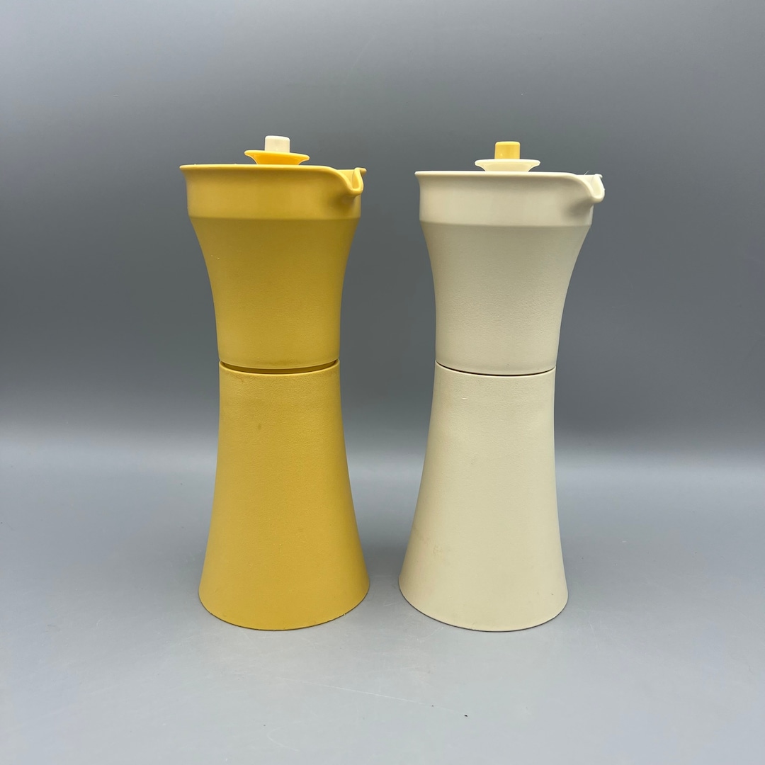 Vintage Tupperware Oil and Vinegar Cruets 1246-9 & 1246-10 - Etsy