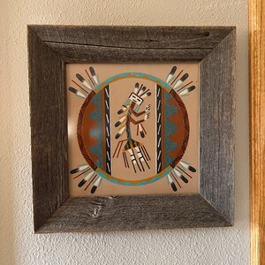Native American Sandpainting Art Tile, Rainbow by Carolyn Chicharello ...