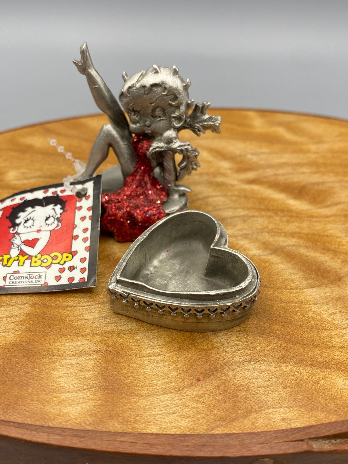 Betty Boop Figurines Set Of 4 Vintage Pewter Collectibles Etsy