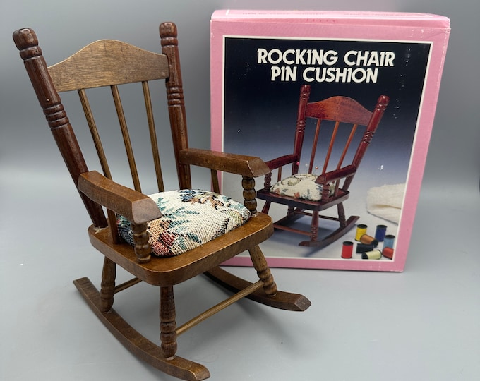 Rocking Chair Pin Cushion, Vintage - Etsy