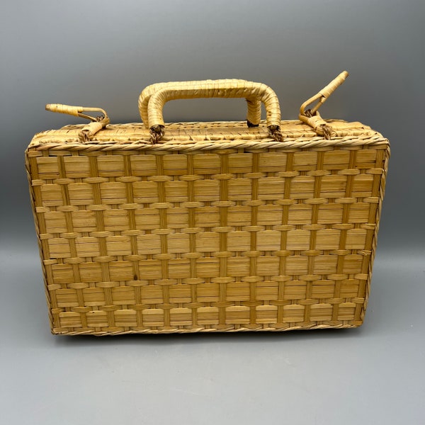 Suitcase Basket - Etsy