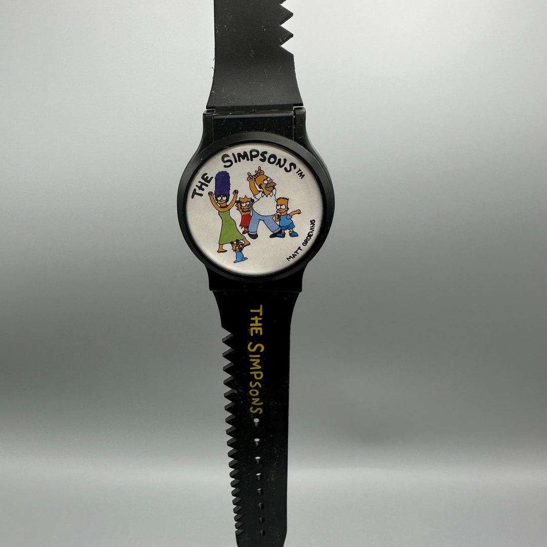 The Simpsons Watch, 1990 TCFFC Vintage Not Tested, Need Battery - Etsy