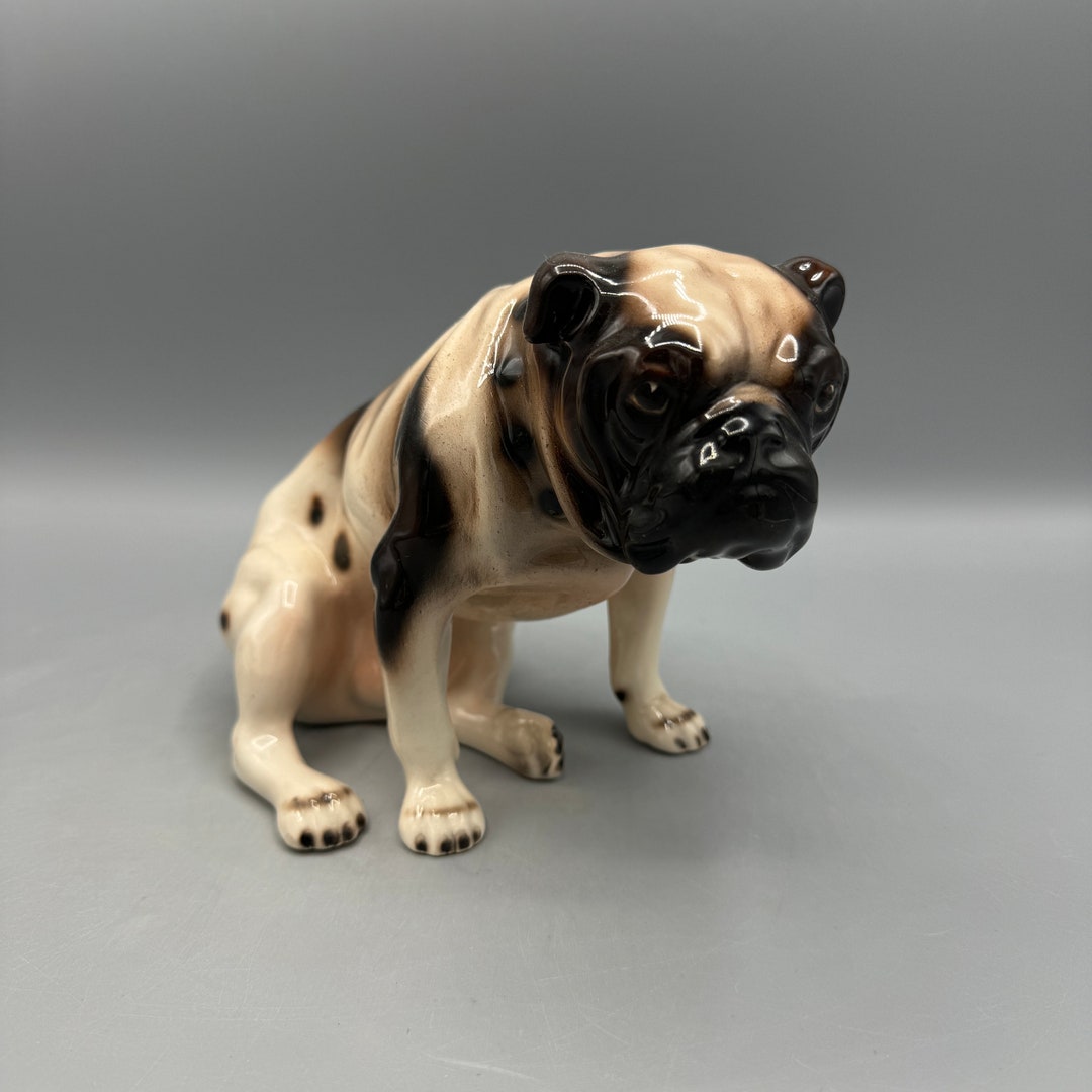 Vintage Wein Keramos Old English Bull Dog Figurine, Vienna Austria - Etsy
