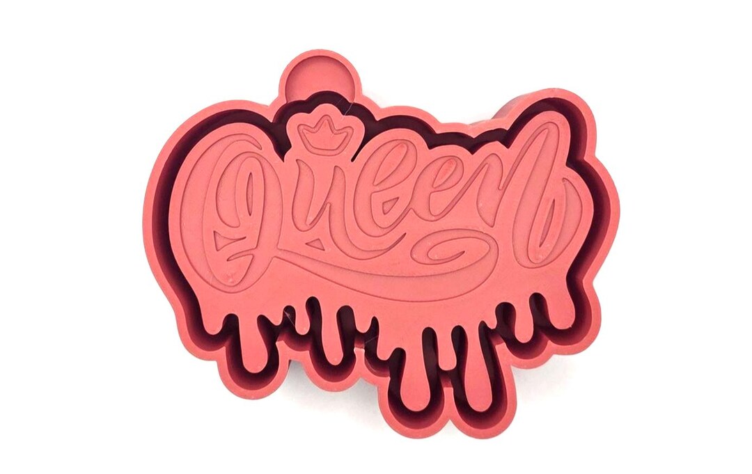 Queen Drip With Crown Medium Size Silicone Freshie Mold - Etsy