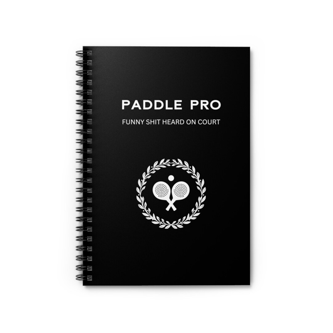Paddle Tennis Gift, Funny Paddle Gift, Platform Tennis, Notebook ...