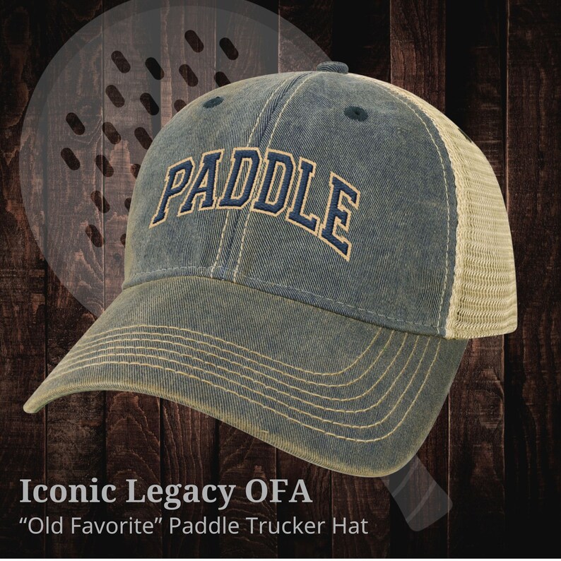Paddle Hat, Old Favorite Trucker Cap, Retro Paddle Tennis Hat, Team ...