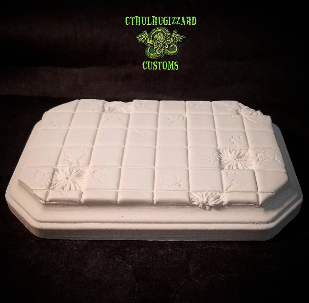 Creepy Tiles Floor Base / Wall Plaque Resin Casting - Etsy