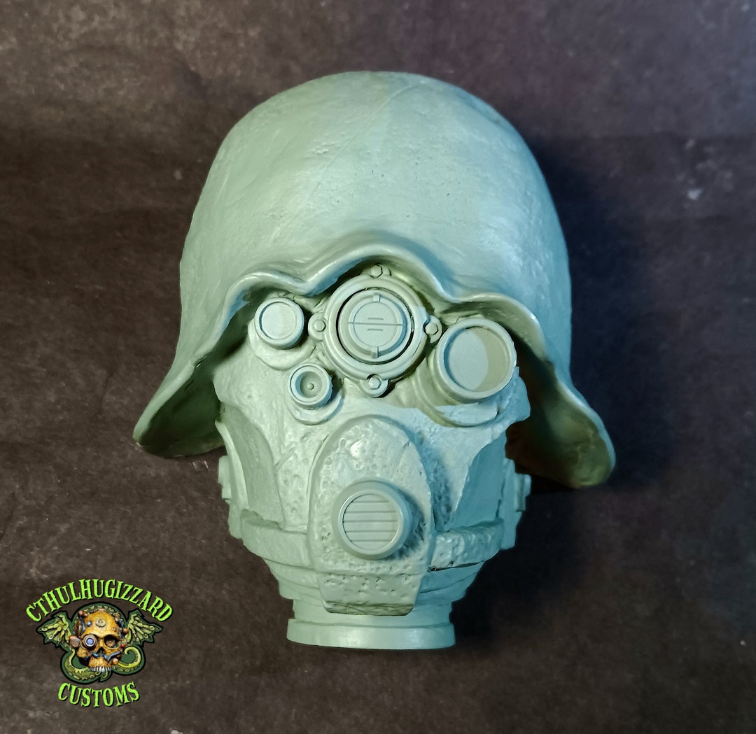 Bot Trooper Head Relief 1/4 Scale Unpainted Resin Casting 3.5 Inches ...