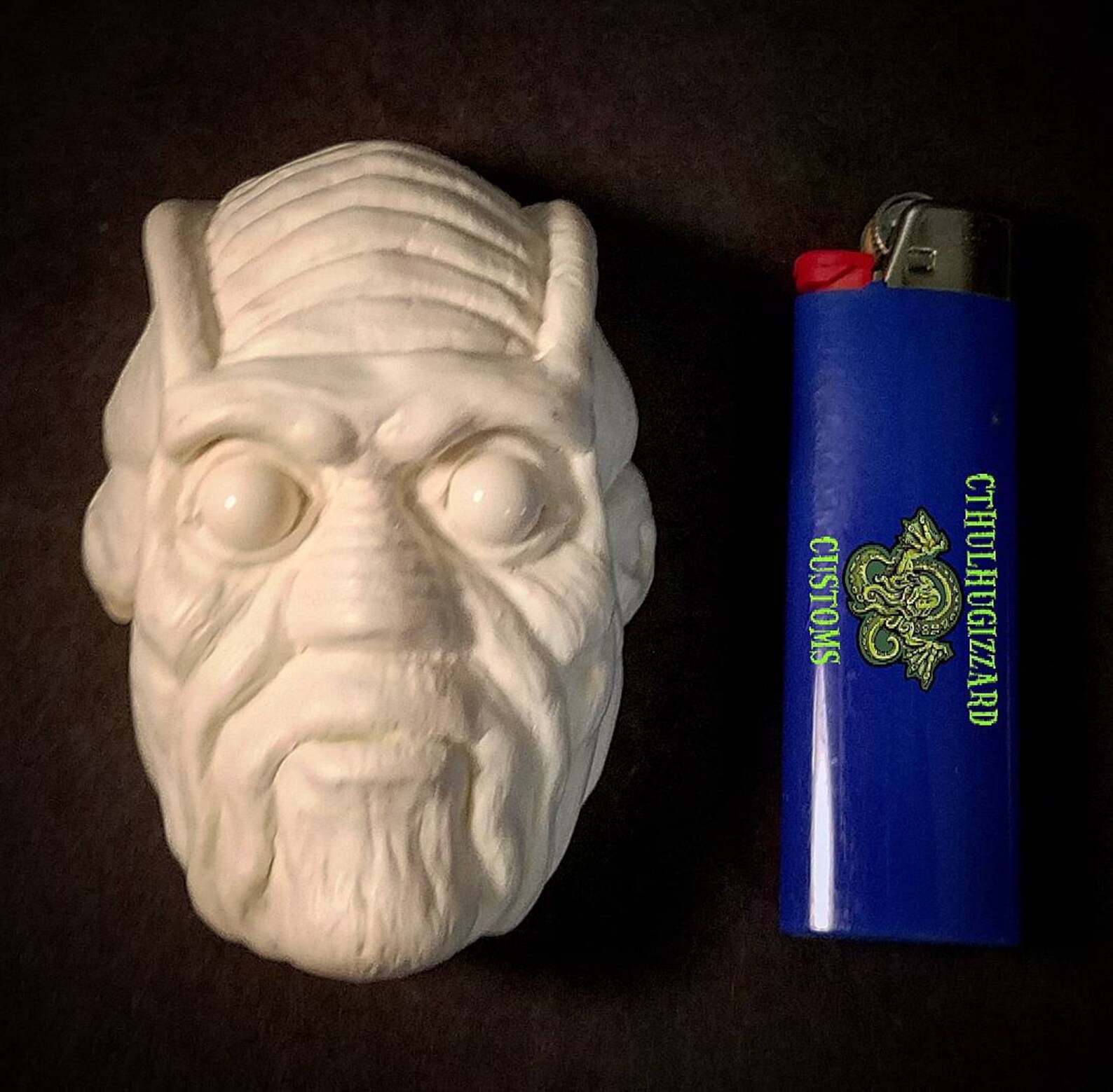 Lectroid From Buckaroo Bonzai 1/3rd Scale Relief Unpainted - Etsy