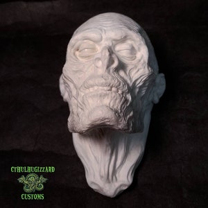 Mummified Unwrapped 1/3rd Scale Unpainted Resin Head Relief . - Etsy