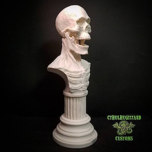 Anatomical Skeletal Sculpting Bust 1/3rd Scale Unpainted Resin Model ...