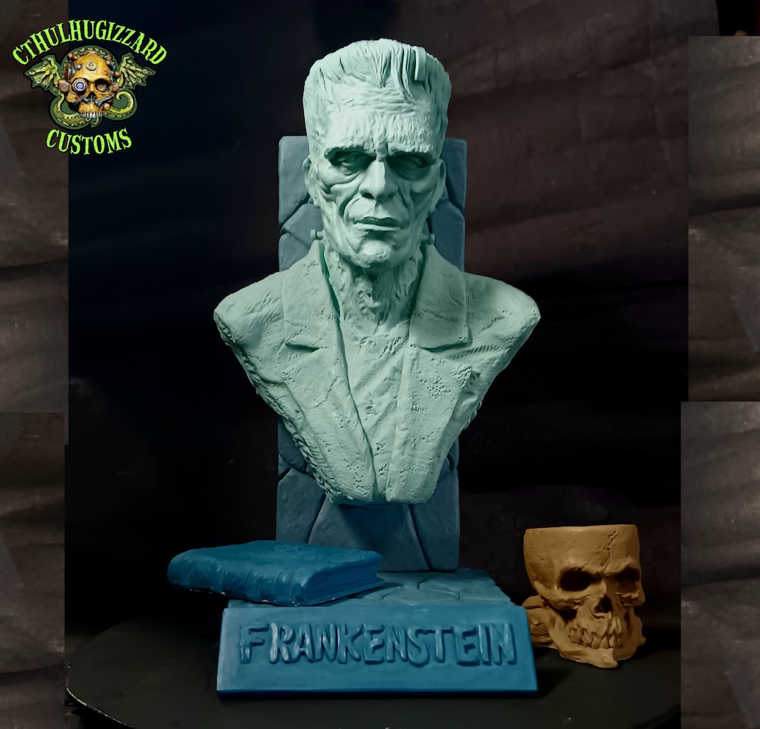 Frankenstein 1/4 Scale Bust Resin Model Kit. - Etsy