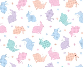 Bunny fabric | Etsy
