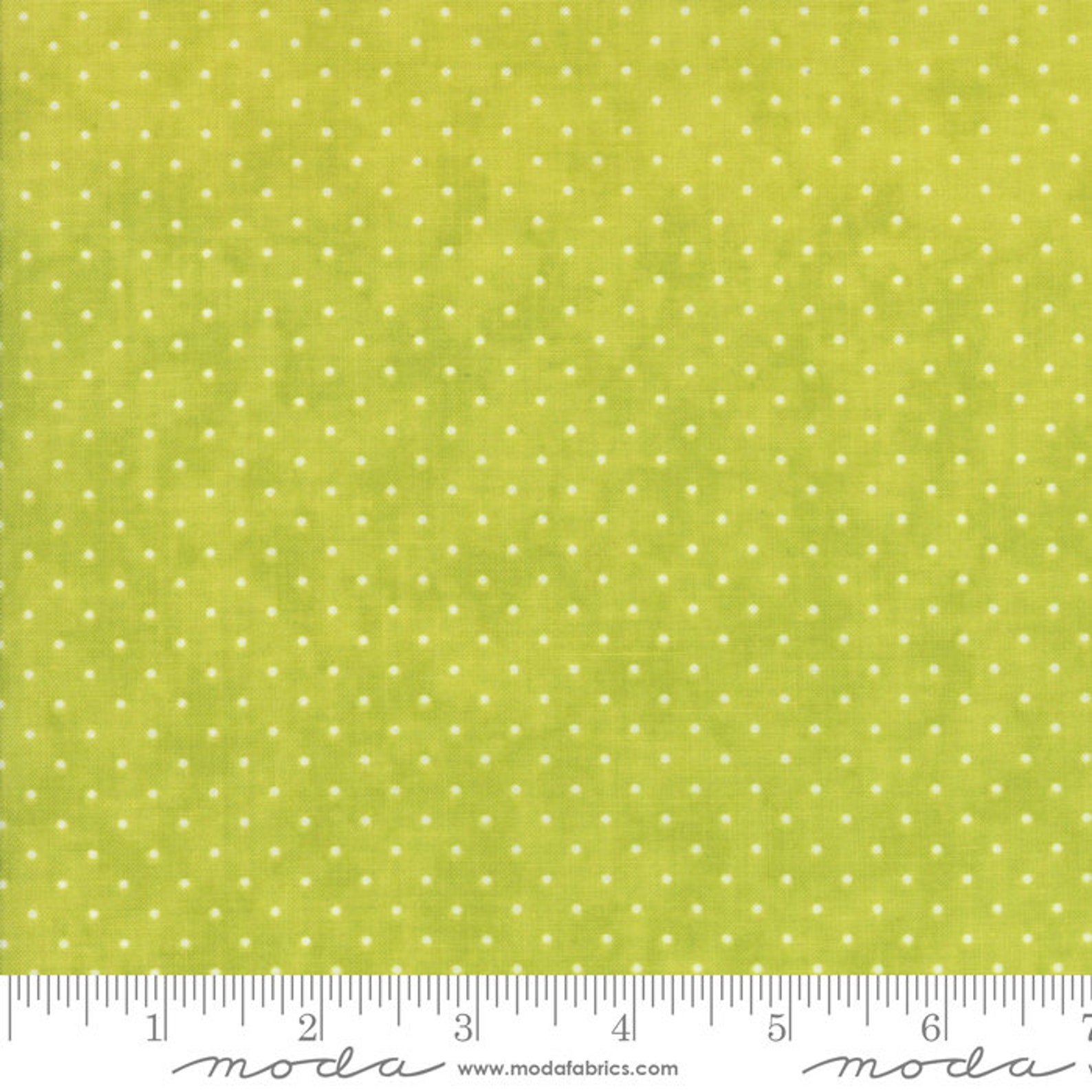 Moda Essential Dots Essentially Yours Chartreuse 8654 151 - Etsy