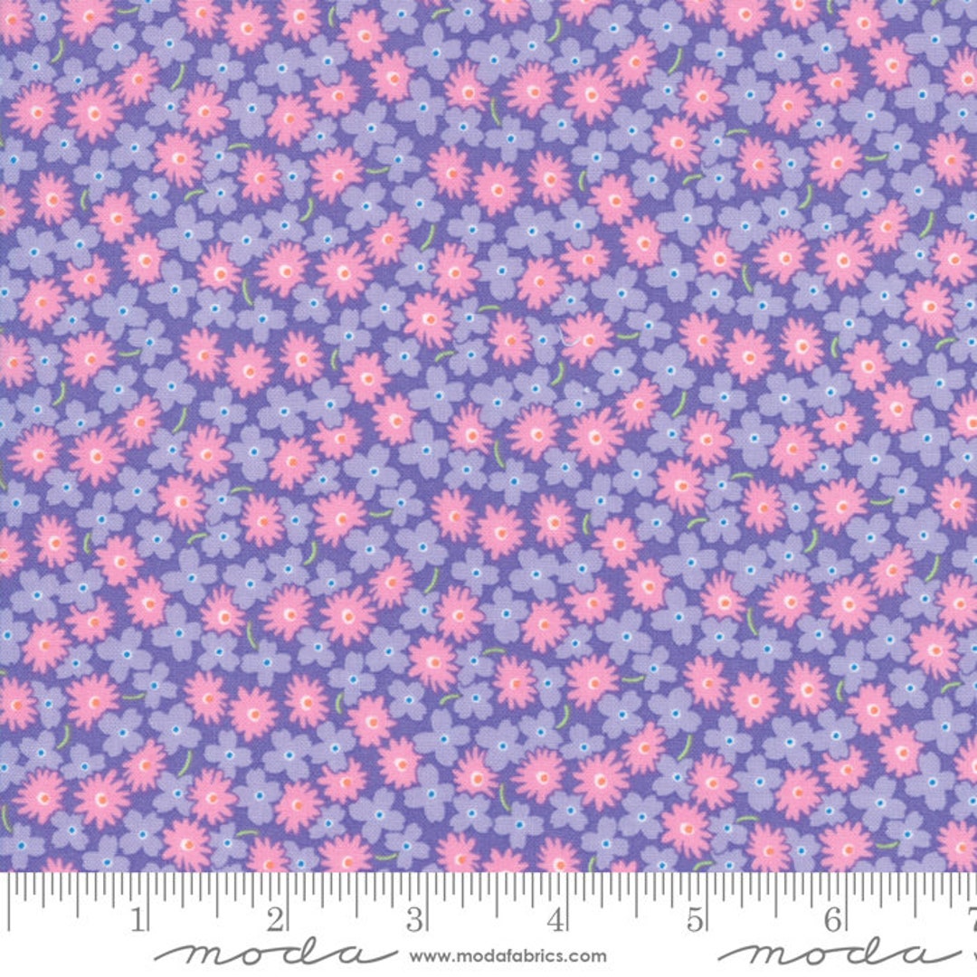 Fiddle Dee Dee ~ Fiddle Packed Flowers Fabric ~ 22387 13, Moda Fabrics ...