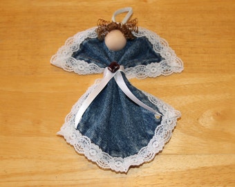 Denim Pocket Angel - Etsy