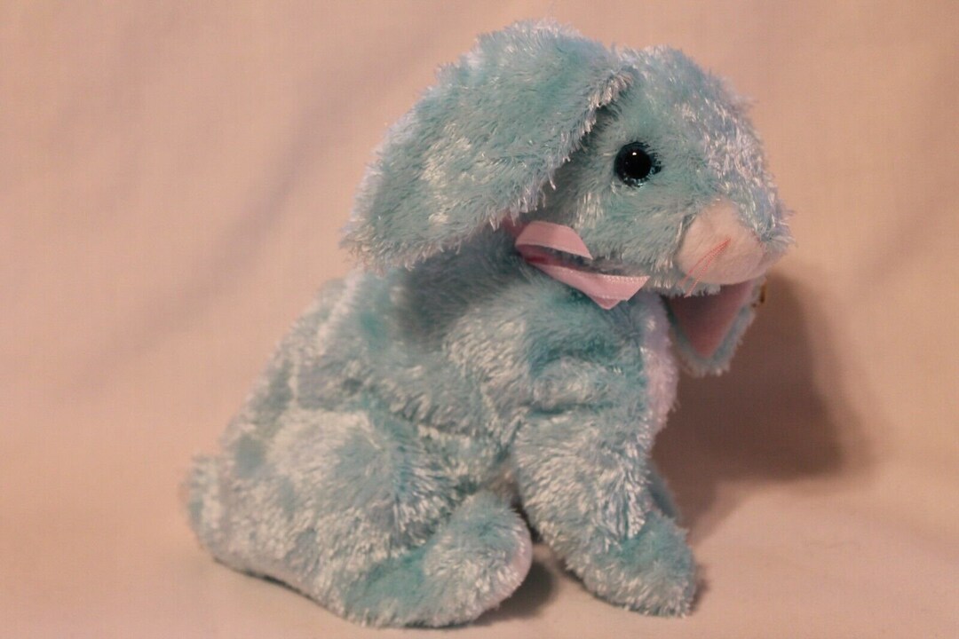 Vintage Ty Spring the Rabbit Beanie Baby Retired April 16, 2002 Beanie ...
