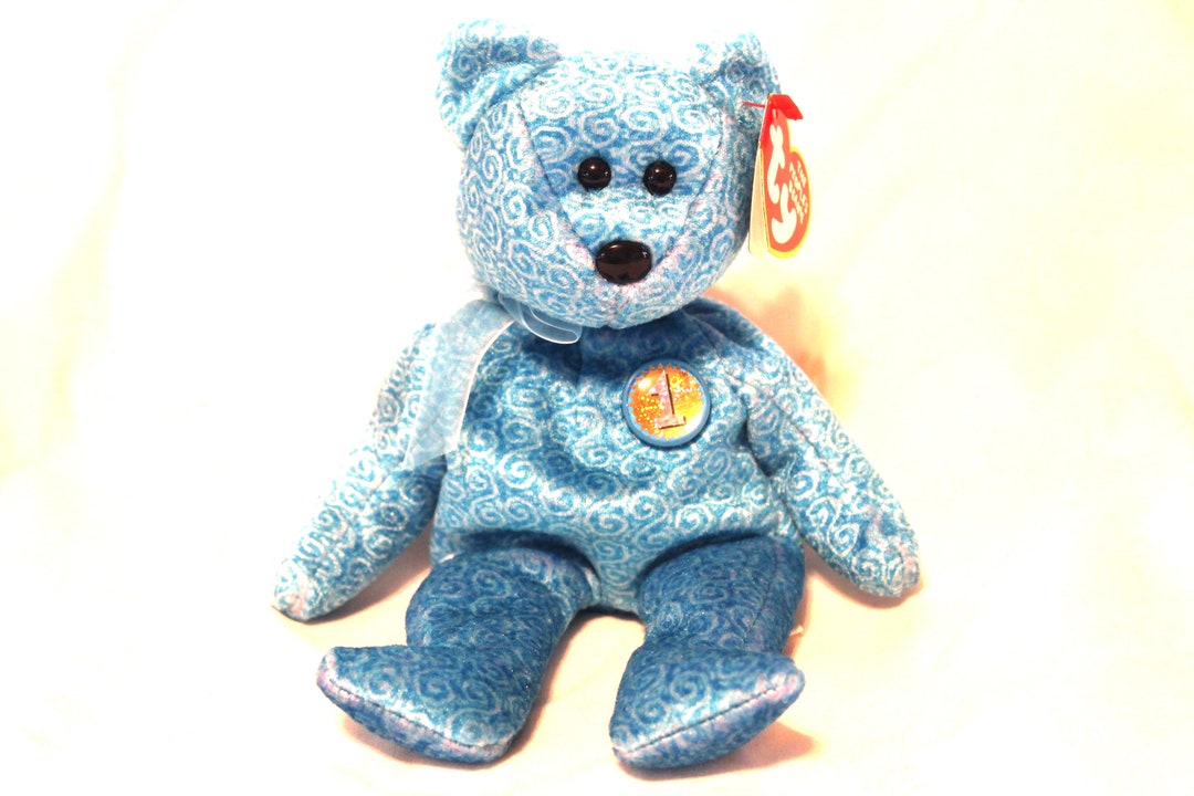 Vintage Ty Classy the Bear Beanie Baby Retired 9/7/01 Beanie Babies New ...