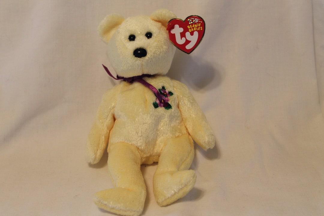 Vintage Ty Mother the Bear 10 Years Beanie Baby Retired 7/29/03 Beanie ...
