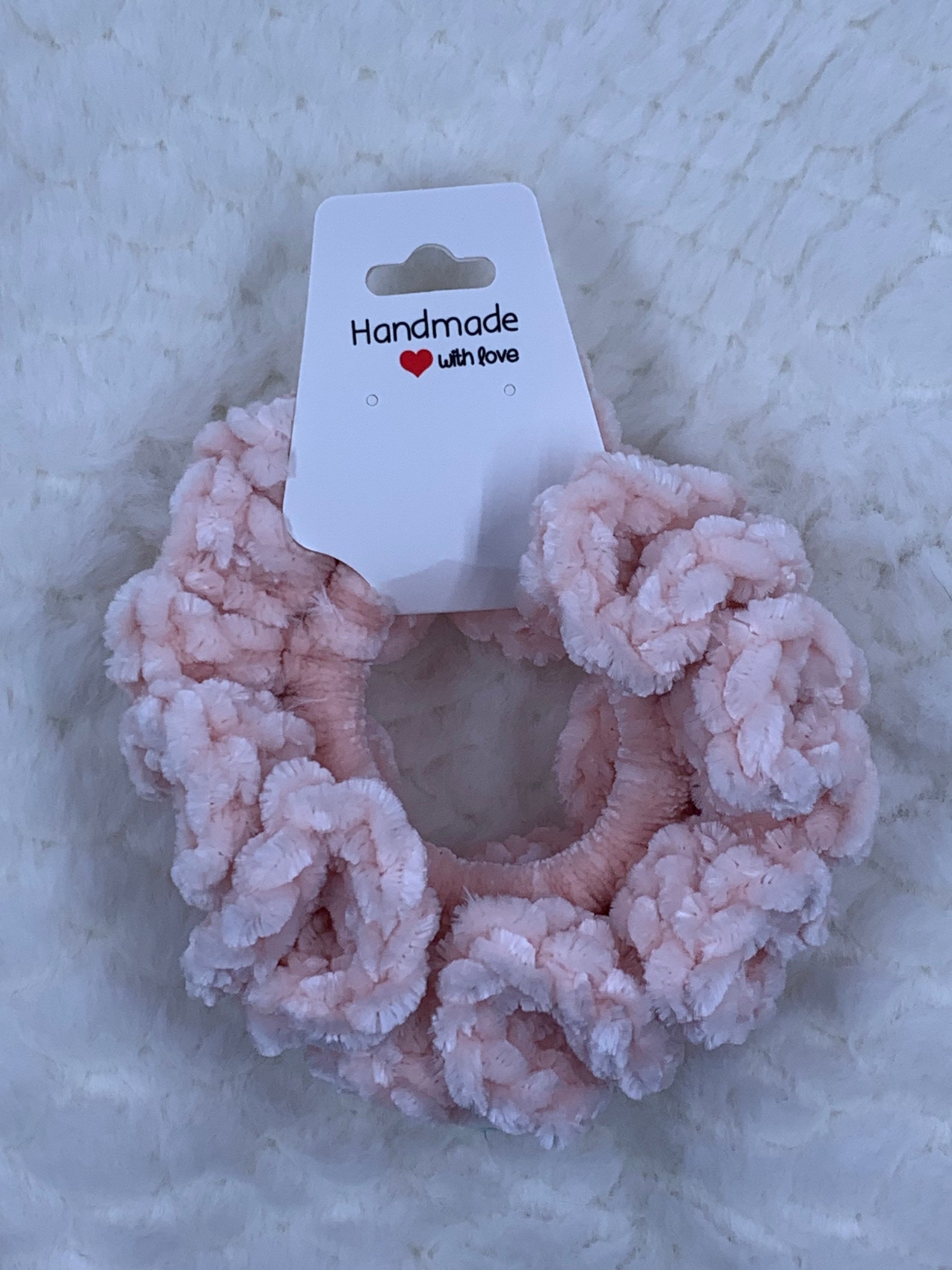 Fluffy Scrunched Velvet Hair Ties - Etsy