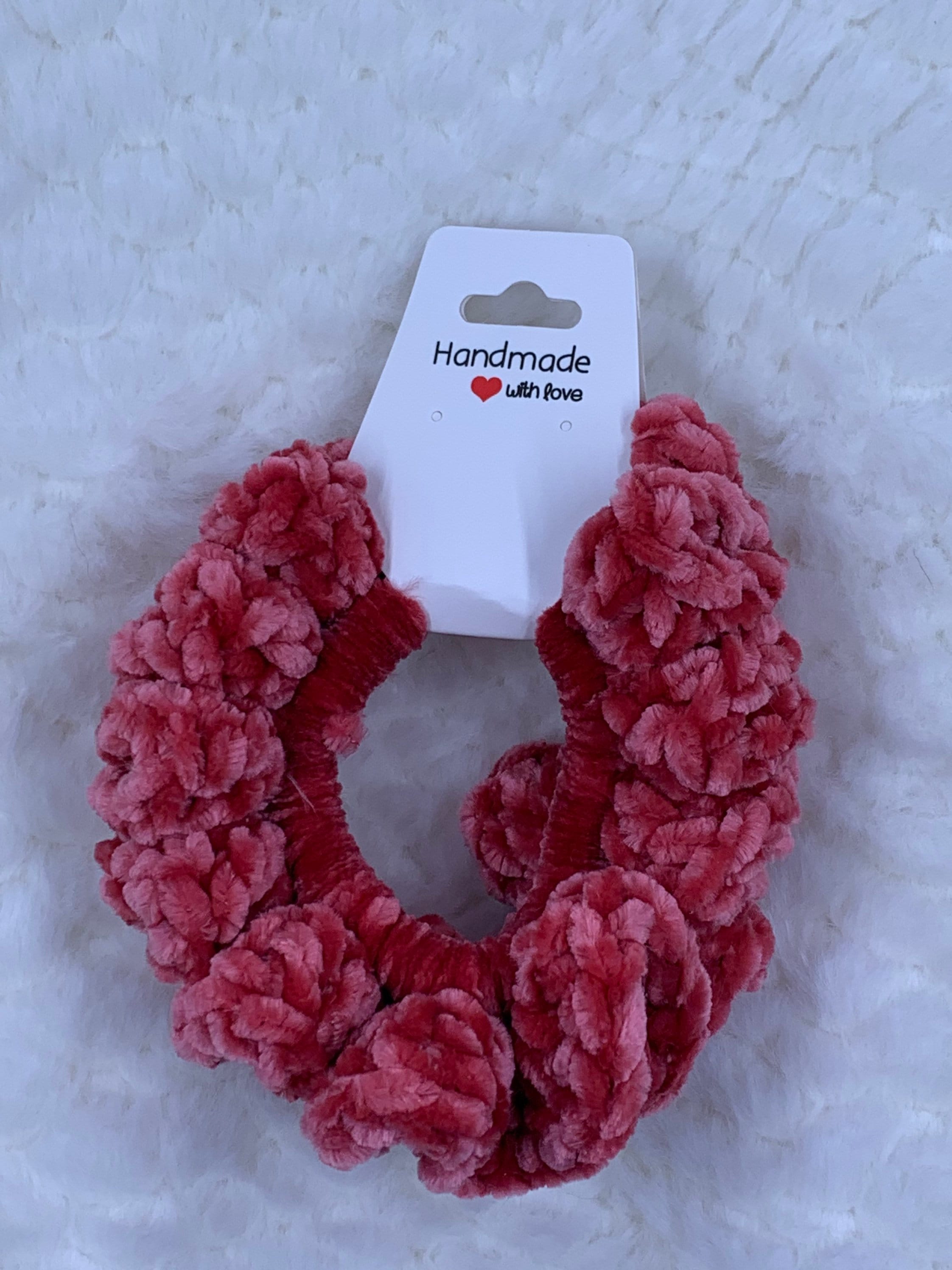 Fluffy Scrunched Velvet Hair Ties - Etsy