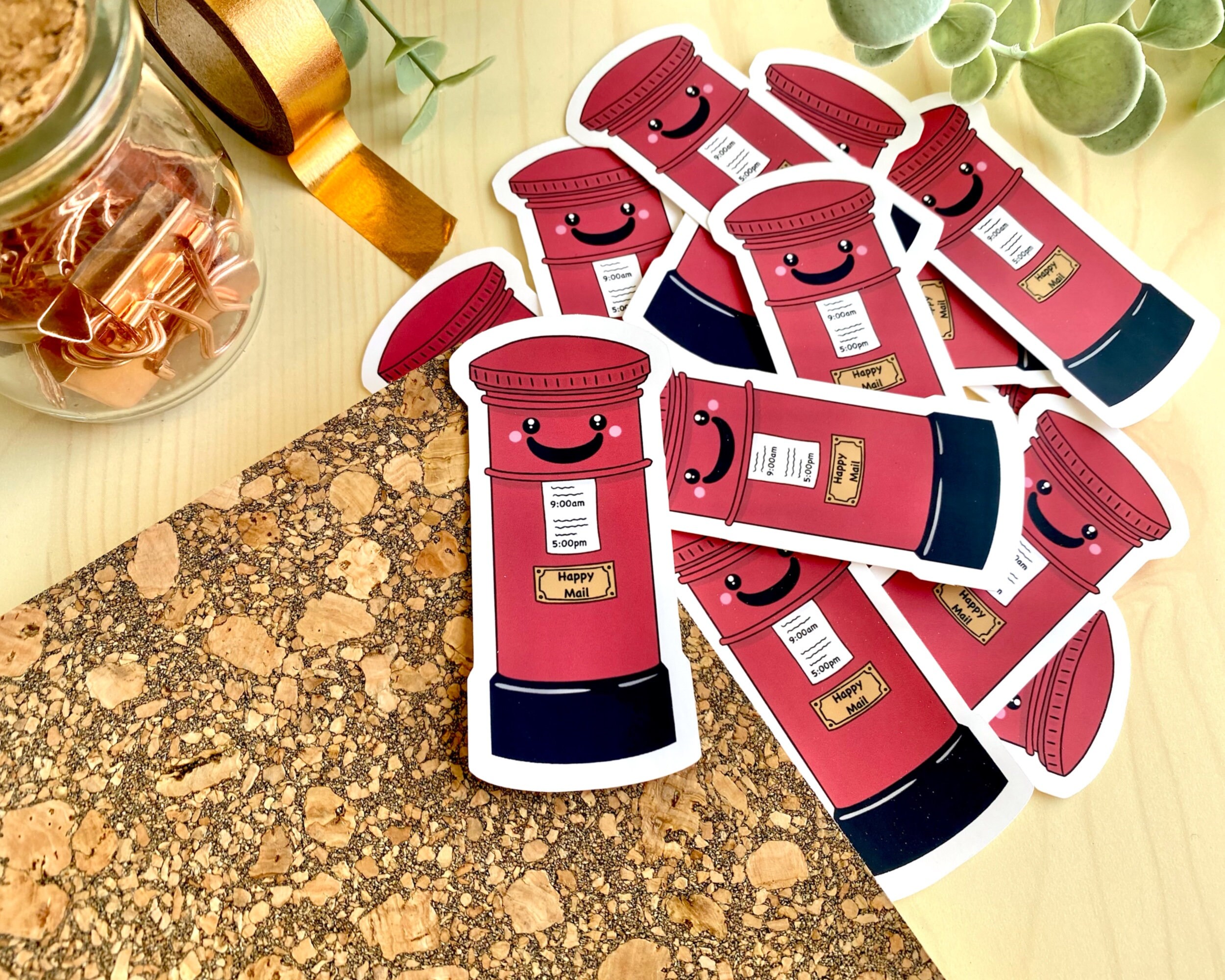 Post Box or Mail Box Sticker // Matte or Glossy Water Resistant Vinyl ...