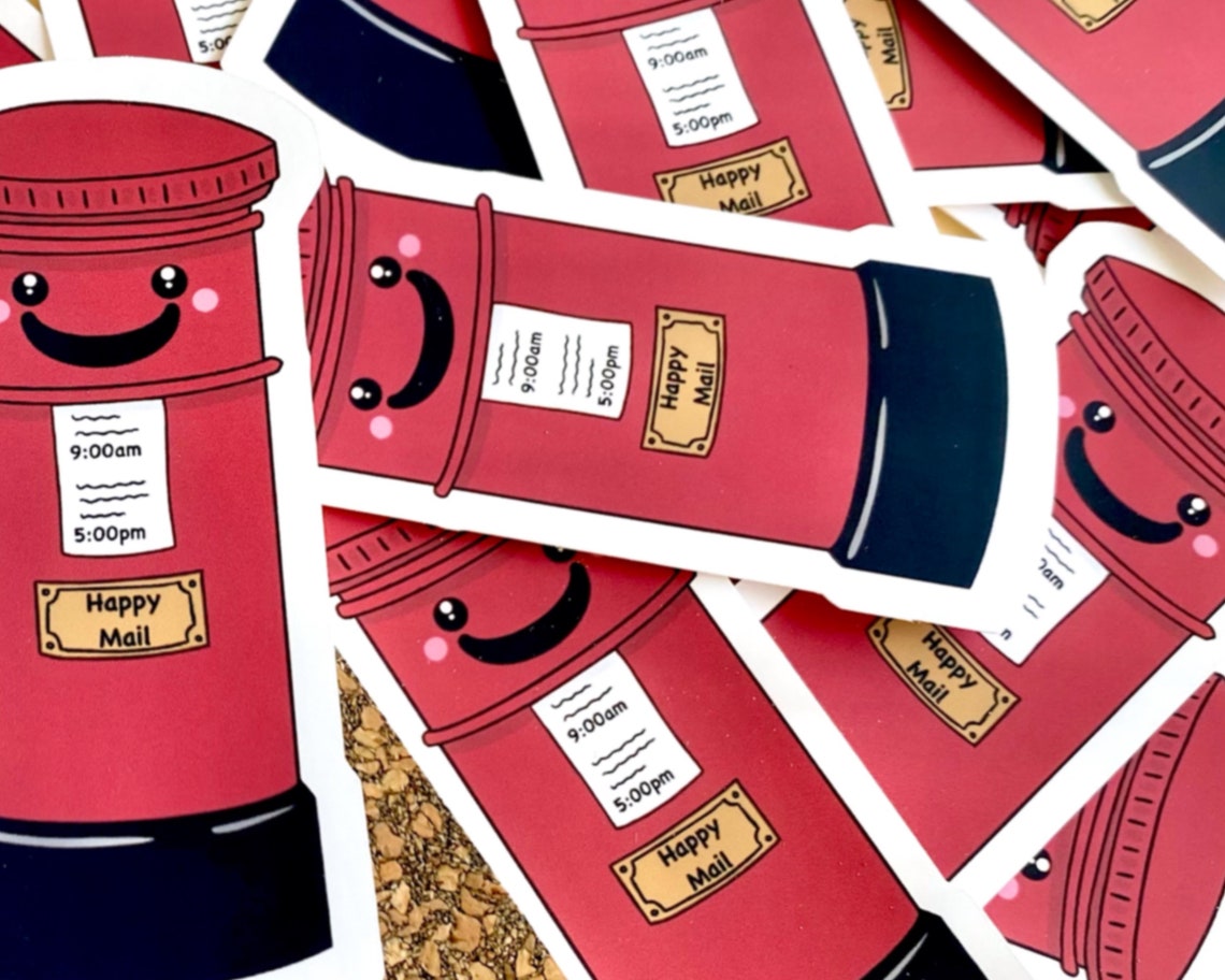 Post Box or Mail Box Sticker // Matte or Glossy Water - Etsy