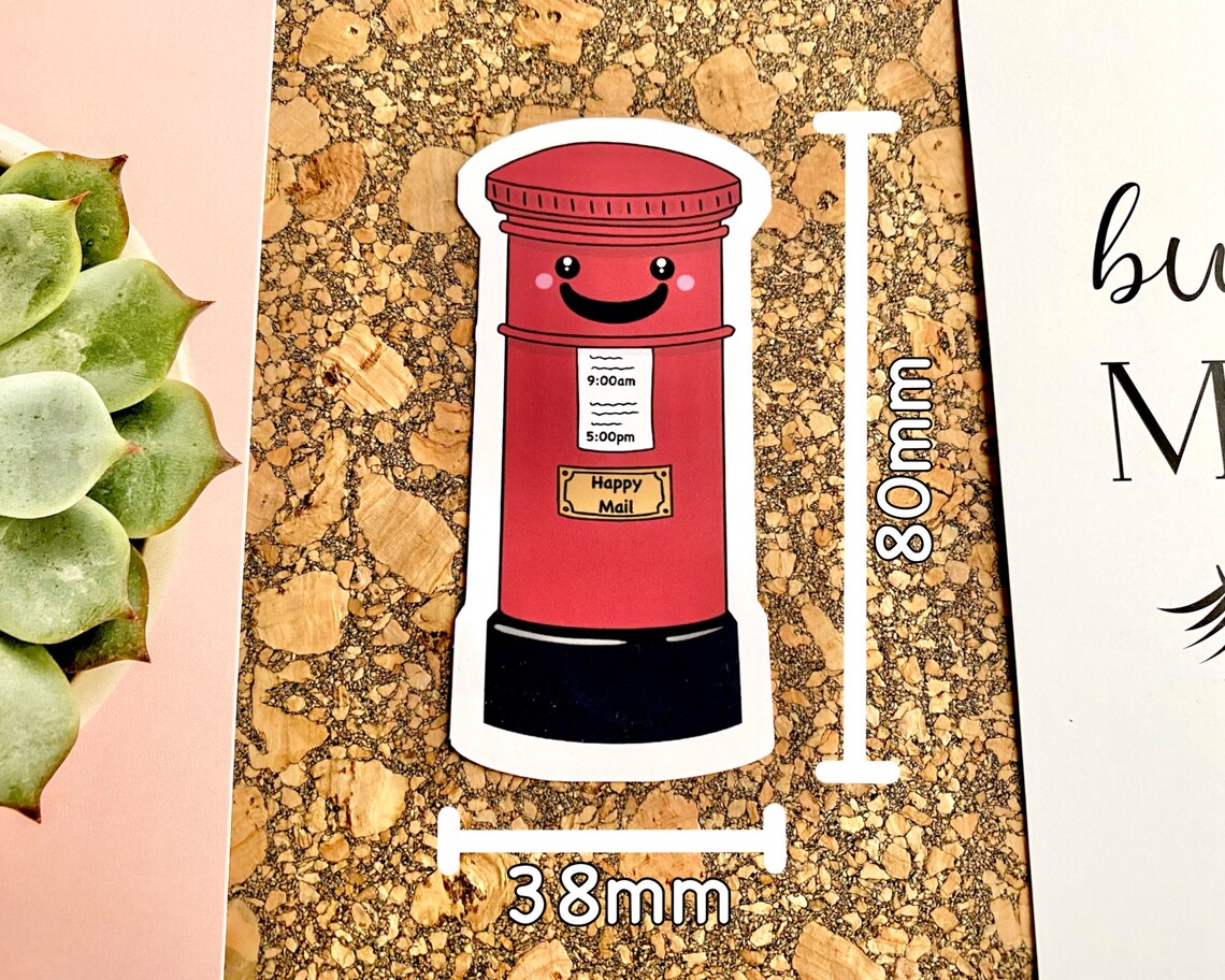 Post Box or Mail Box Sticker // Matte or Glossy Water - Etsy