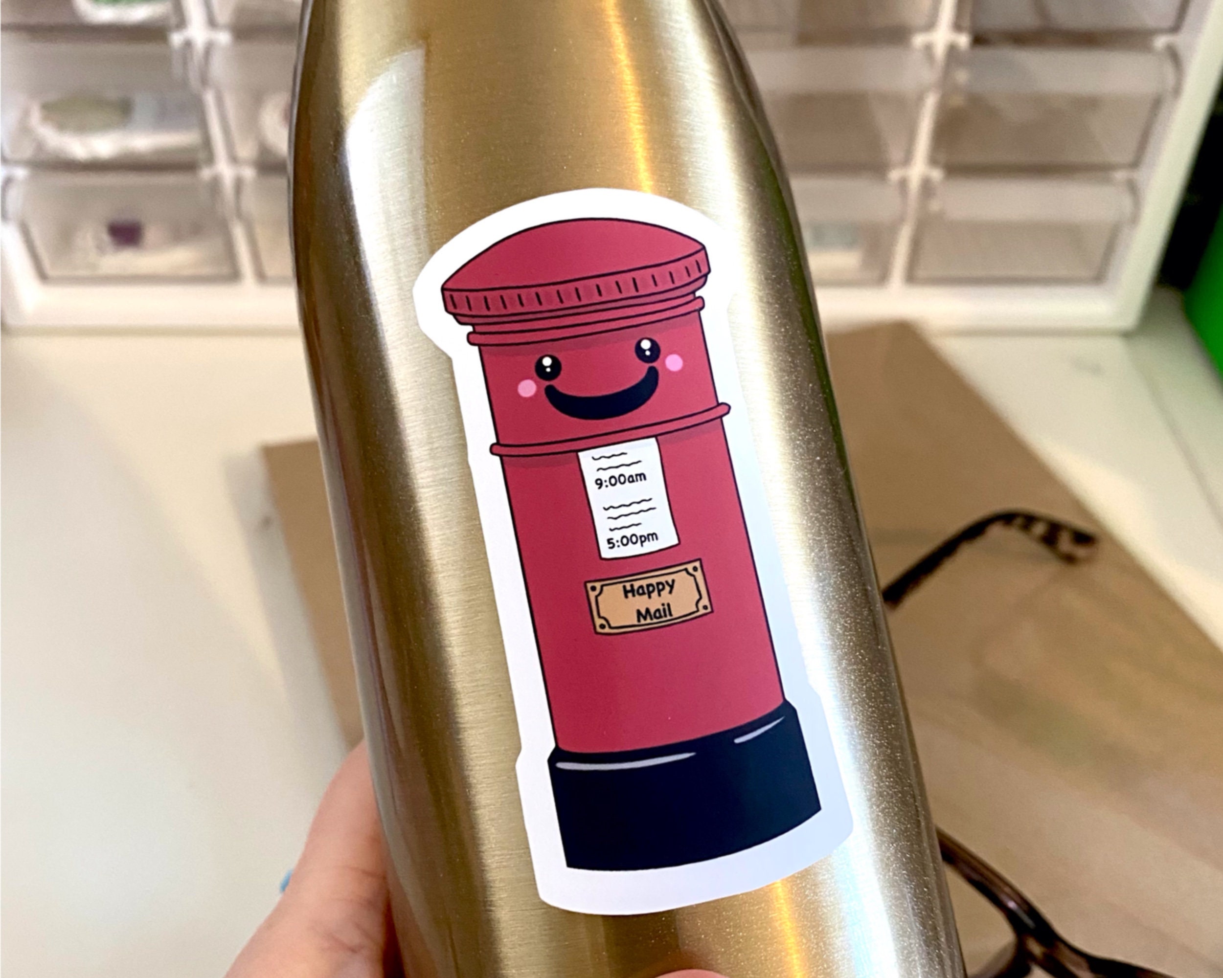 Post Box or Mail Box Sticker // Matte or Glossy Water Resistant Vinyl ...