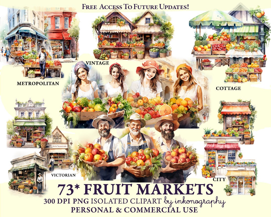 Fruit Market PNG, Fruit Storefront Clipart, Fruit Farmer Girl, Farmers ...