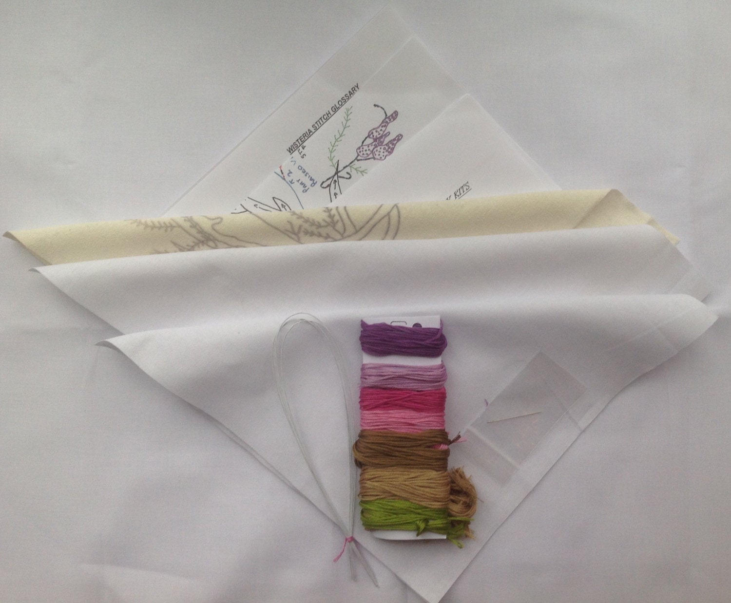 Wisteria Stumpwork & Embroidery Kit - Etsy