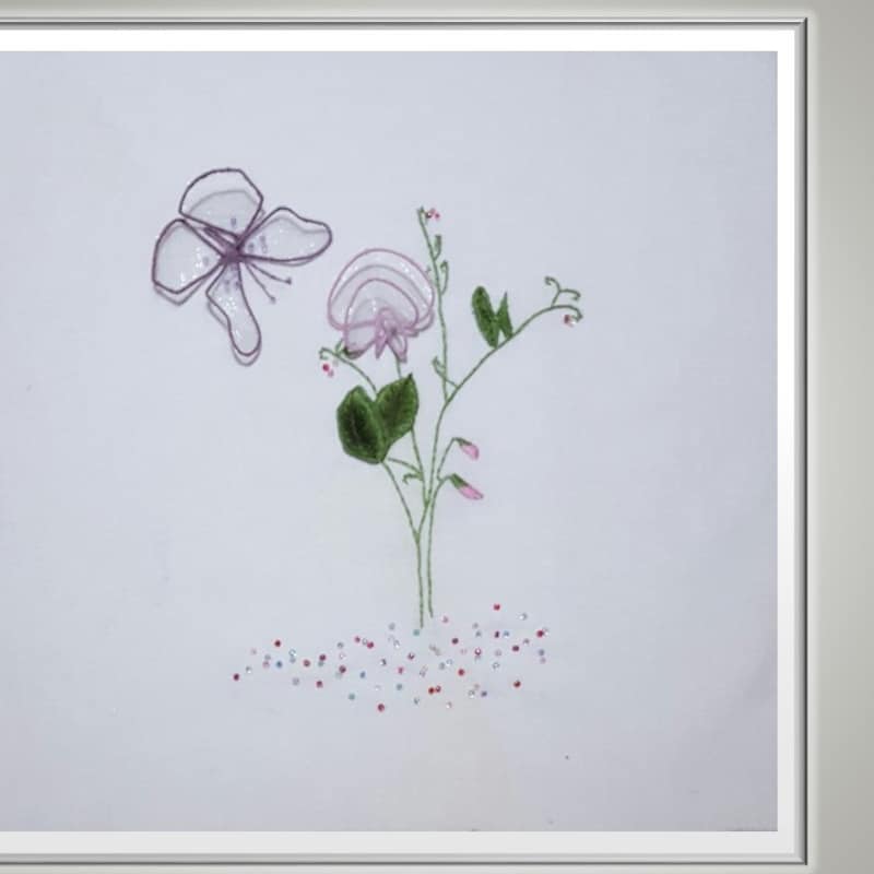 Sweet Pea Embroidery Designs - Etsy