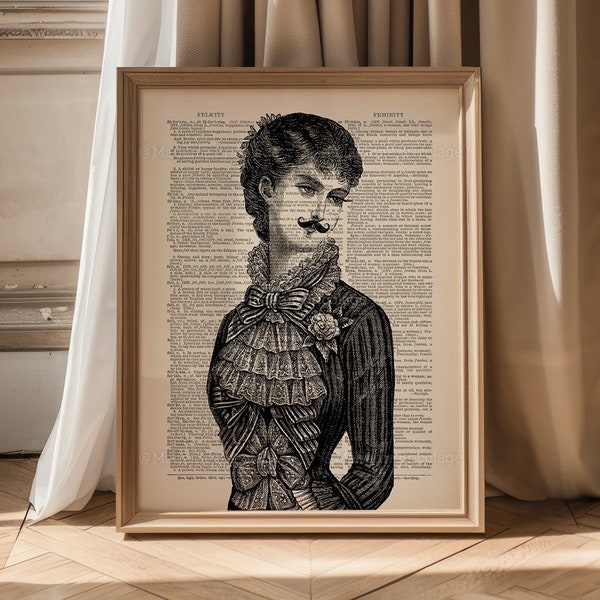 Mustache Poster - Etsy