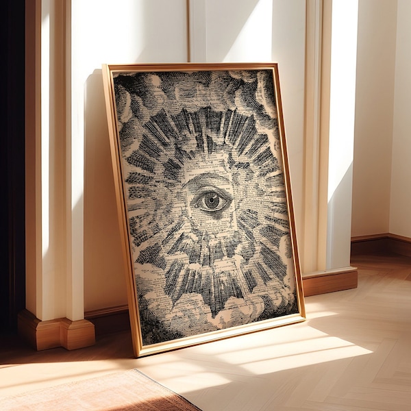 All Seeing Eye Art - Etsy