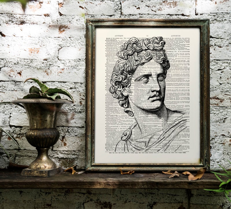 God Apollo Belvedere, Greek God Poster, Greek Mythology Print, Light ...