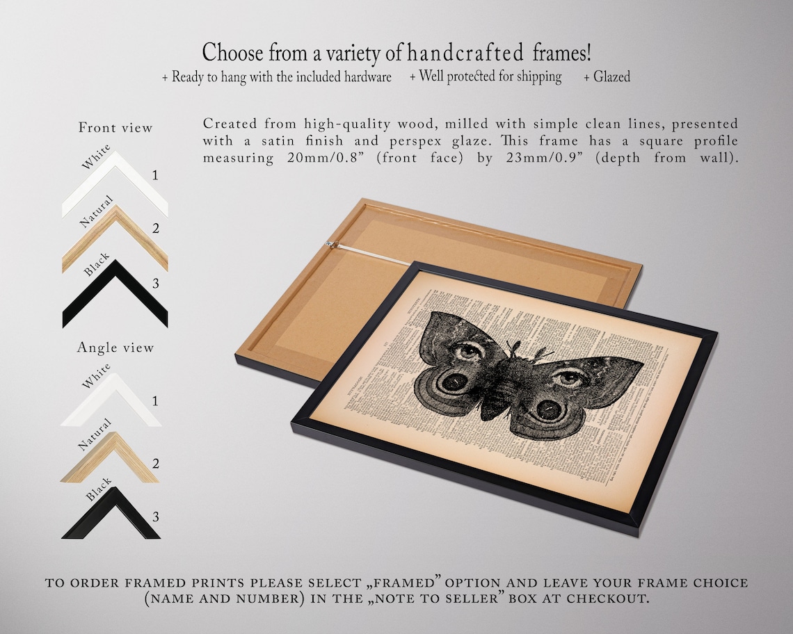 Vampire Print Set Book Lover Gift Set Vampire Fan Gift - Etsy