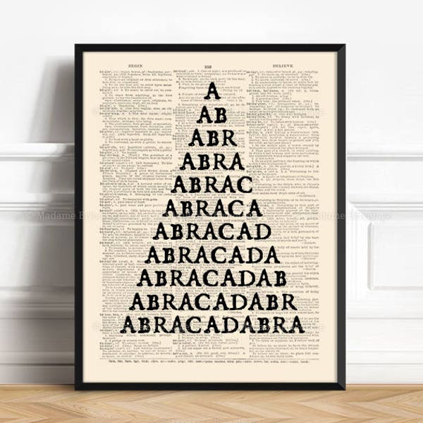 Abracadabra - Etsy