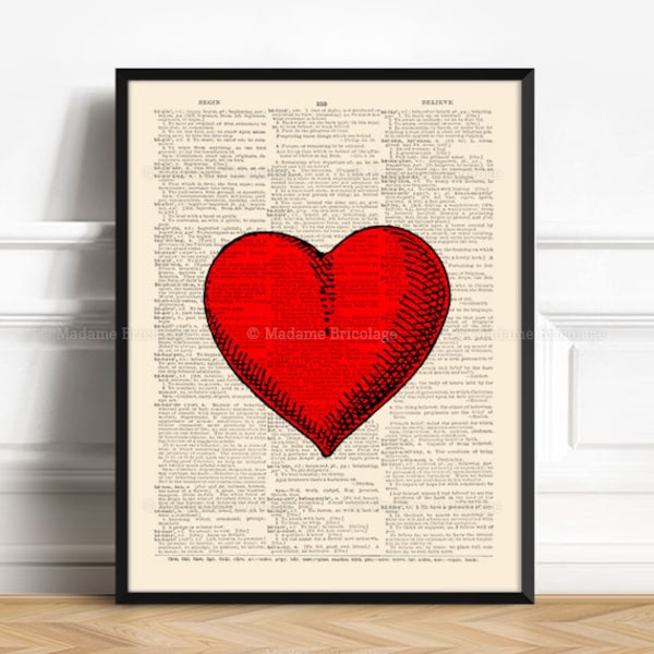 Heart Poster - Etsy