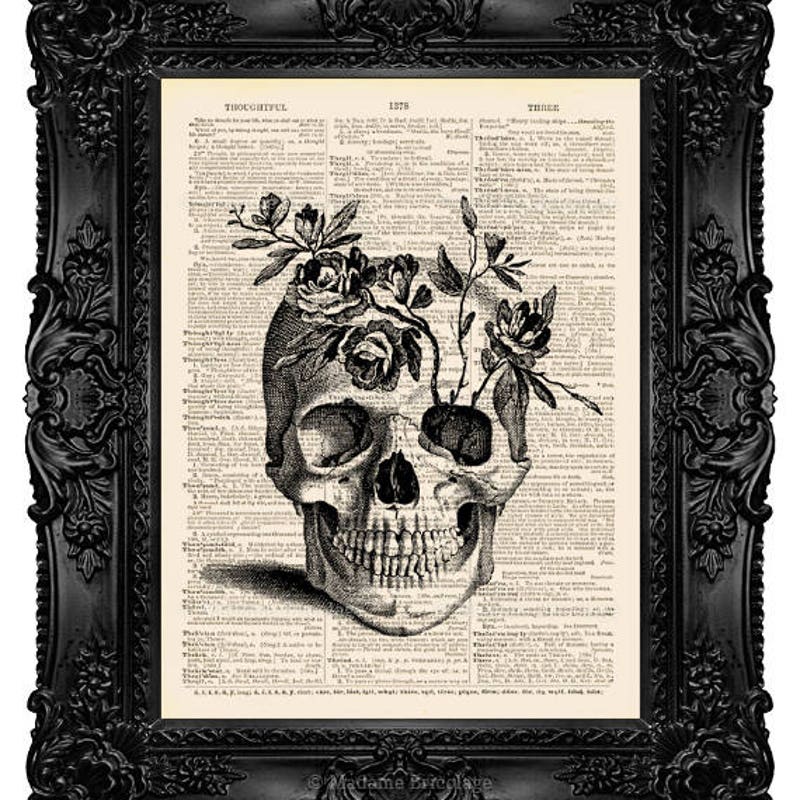 Skull Art - Etsy