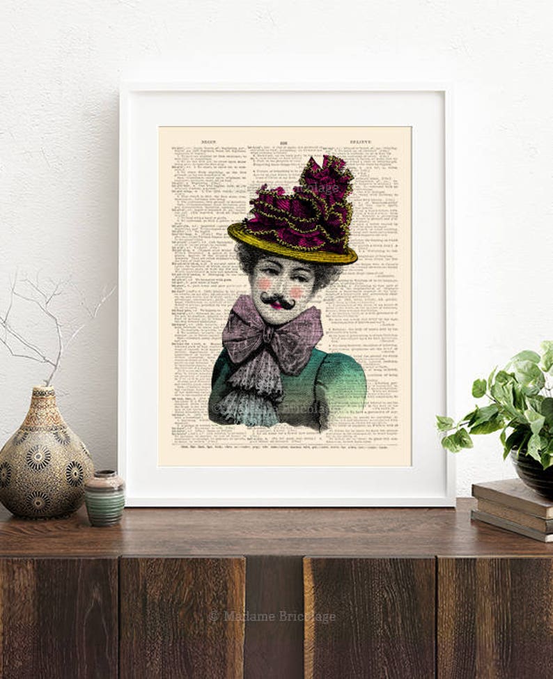 Moustache Poster Husband Gift Poster Tattoo Idea Print | Etsy