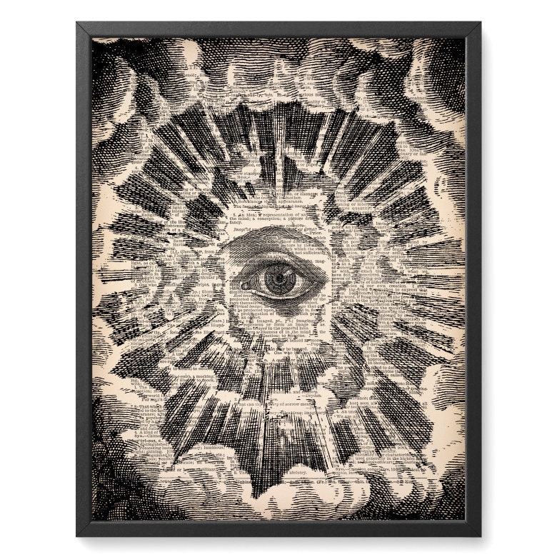 Third Eye in the Sky Weird Eye Evil Eye Tattoo Boho Bohemian - Etsy