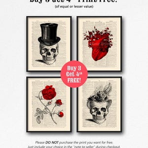 Anatomical Heart Print, Love Print Floral Heart Art Print Valentines ...