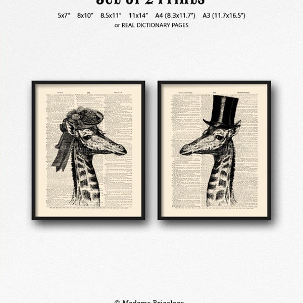 Giraffe Poster - Etsy