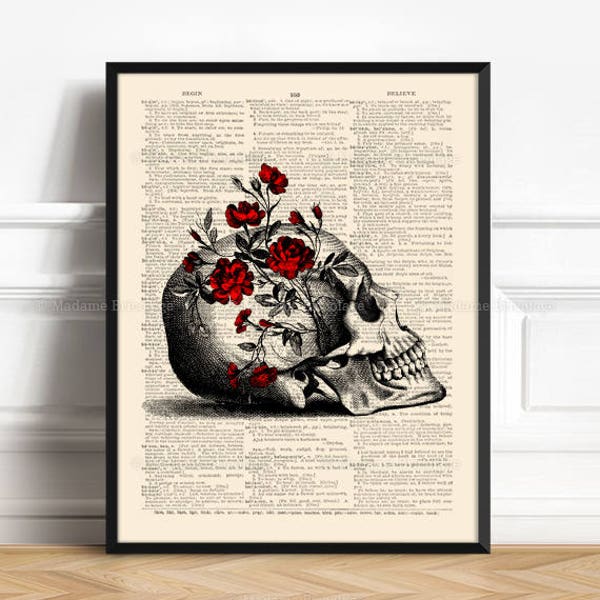 Sugar Skull Poster - Etsy