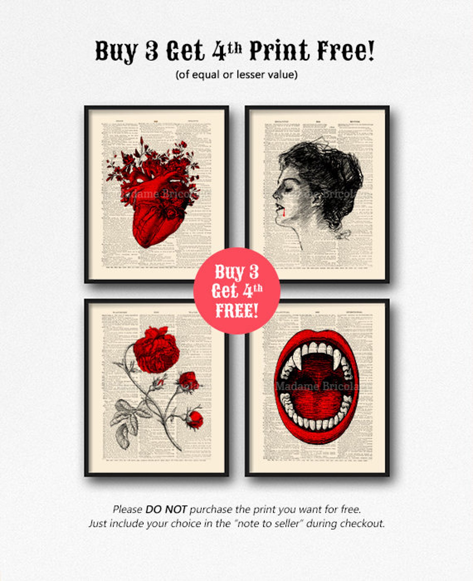 Vampire Anatomy Vampire Fan Gift Halloween Decor Idea Open - Etsy